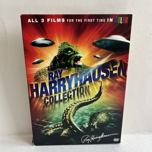Ray Harryhausen Collection DVD 3 Films Box Set/ Tested/ With Slipcover ...