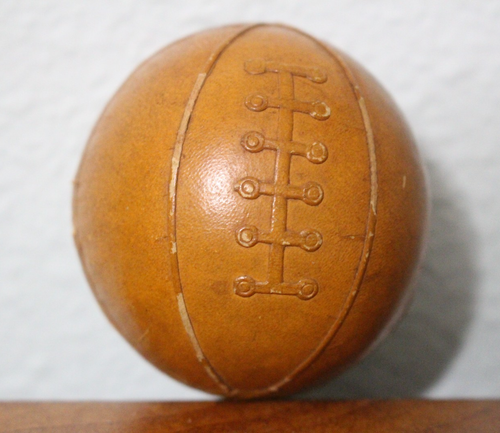 Antique Dresden German Basketball Christmas Candy Container Paper Mache ...