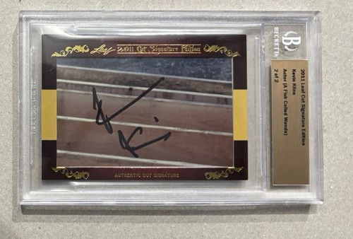 2011 LEAF SIGNATURE EDITION KEVIN KLINE AUTO AUTOGRAPH BGS CERTIFIED | eBay