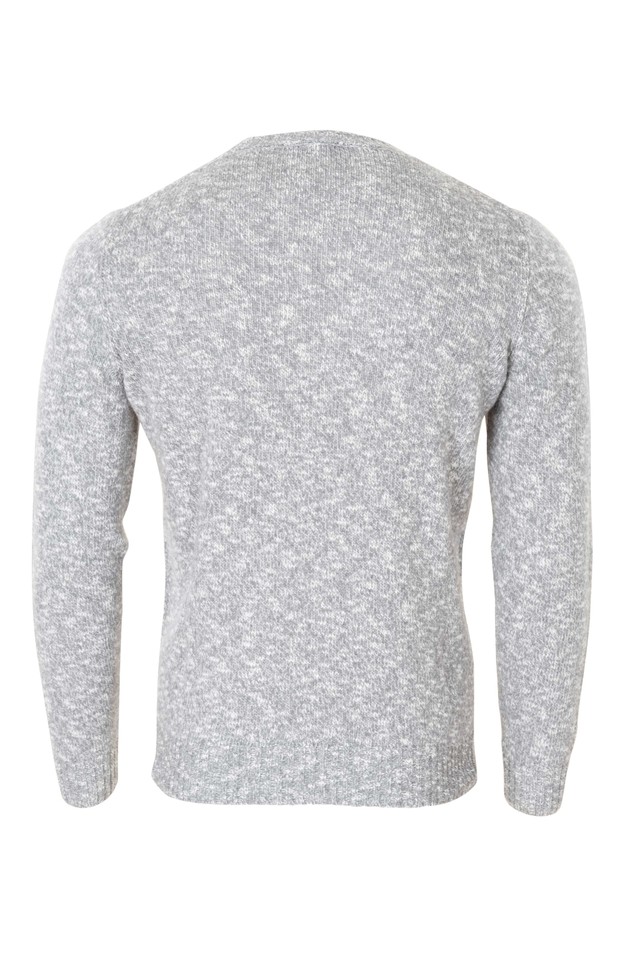 Ferrante Pullover Men's 50 Gray Wool knitted | eBay