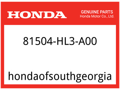 Honda OEM Part 81504-HL3-A00 WIRE, RR. GATE STOPPER | eBay
