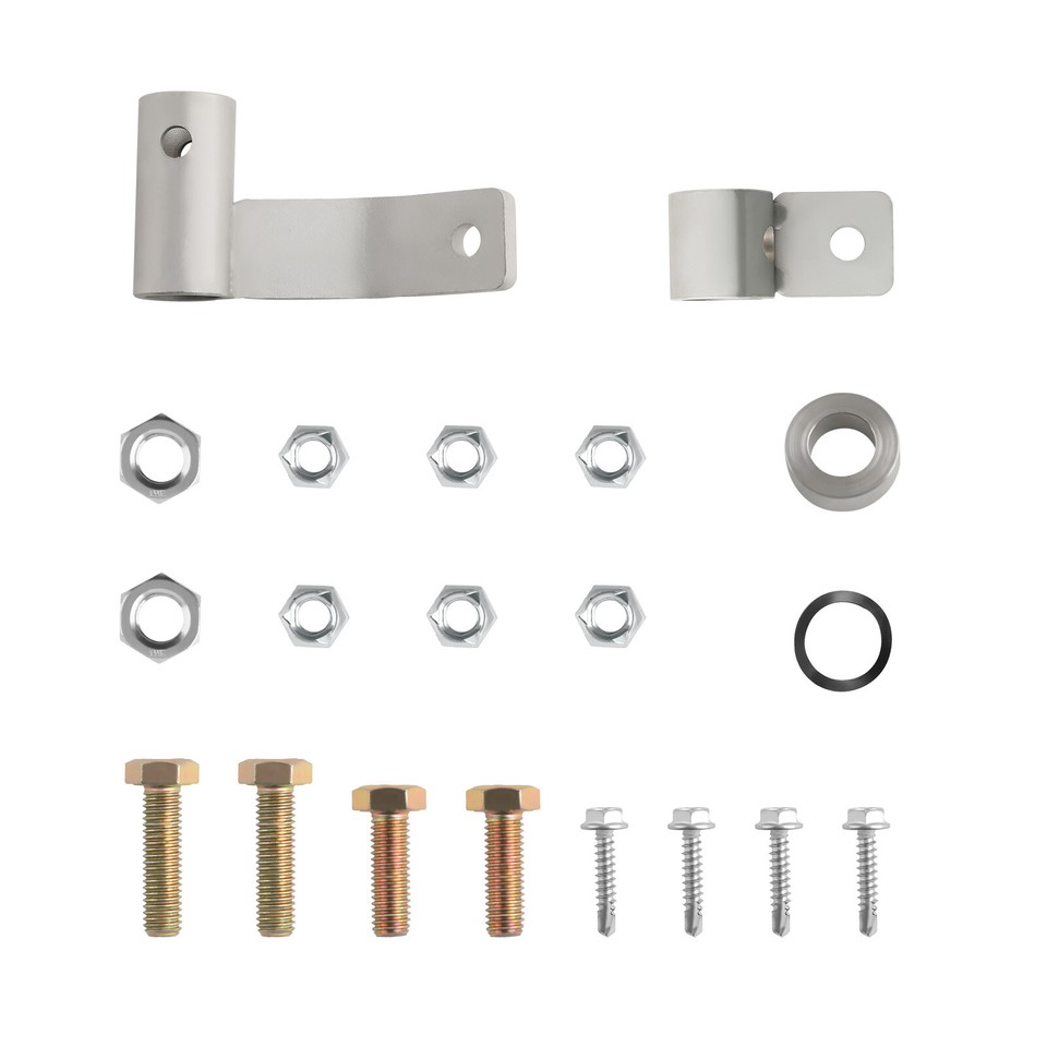 Stainless Twin-stick Shifter + Boot Kit for NP205 8-Bolt Transfer Case ...