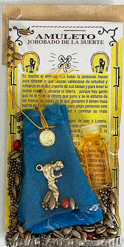 AMULETO JOROBADO DE LA SUERTE LUCKY HUNCHBACK AMULET TALISMAN MOJO BAG ...