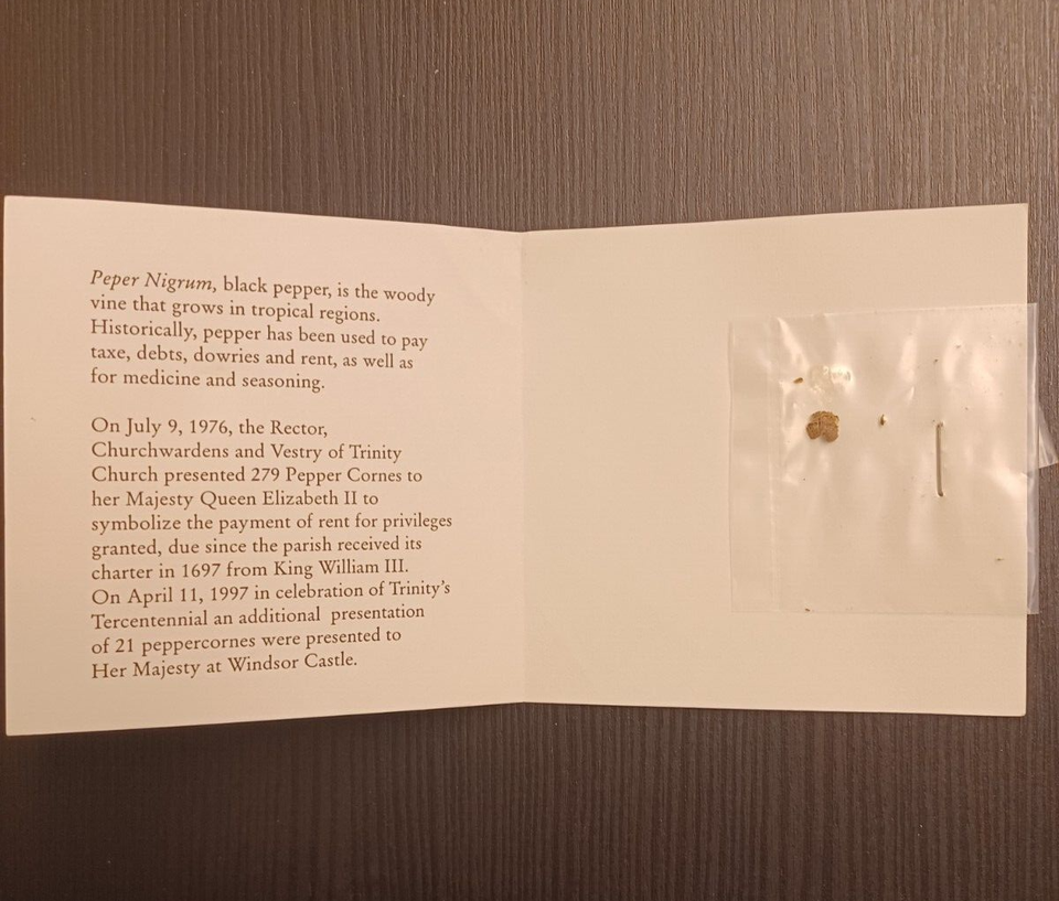 Trinity Church Pepper Corne NYC-Trinity Welcome Center-bx | eBay