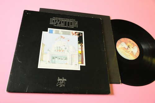 LED Zeppelin The Song Remains Italy Ovp 1976 EX Gatefold Cov Black ...