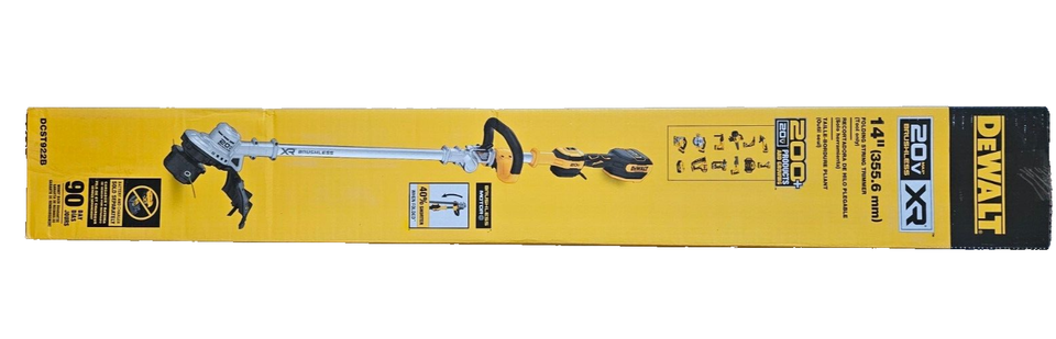 DeWalt 14" 20V MAX Brushless Folding String Trimmer DCST922B (Tool Only ...