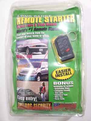 Bulldog Security Long Range Remote Starter System Model RS 114 | eBay