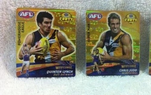 2008 Tazo Footy Legends AFL Football Trading Cards - EXCELLENT / NEAR ...