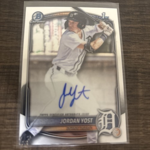 2025 Bowman Draft Chrome Jordan Yost 1st Bowman Auto | eBay