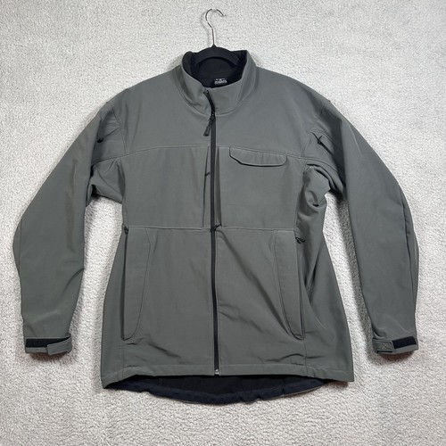 Vertx Jacket Mens XL Gray Full Zip Softshell Tactical Stretch Water ...