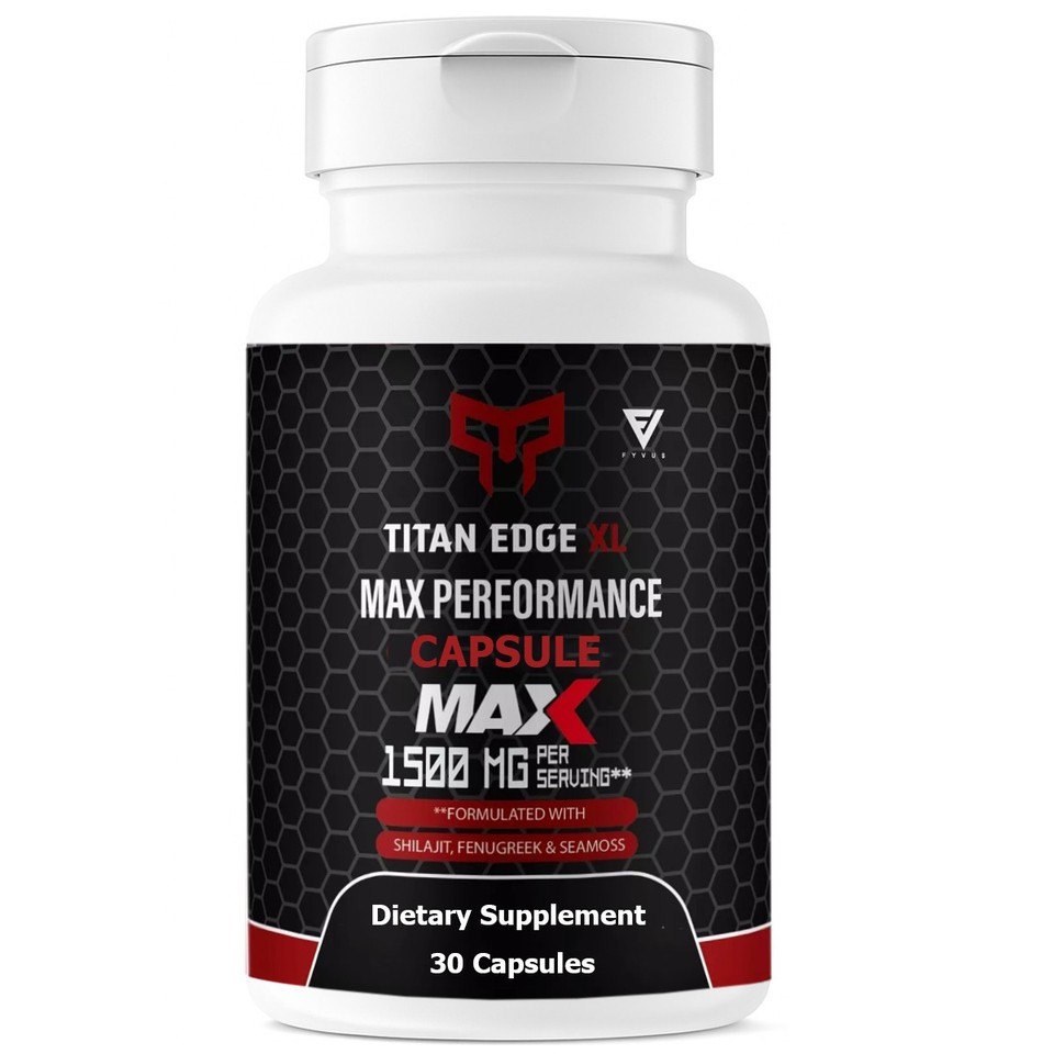 (2 Pack) Titan Edge XL Max Capsules TitanEdge XL Max Supplement (2 ...