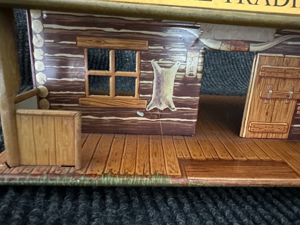 VINTAGE 1950's MARX ROY ROGERS BAR-M-RANCH TIN LITHO LOG CABIN | eBay