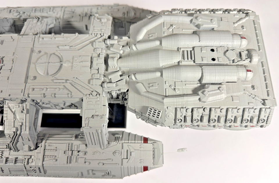 Classic BATTLESTAR GALACTICA Battlestar Galactica 21" Custom 3d Model ...