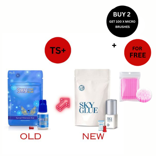 SKY Glue TS Clear Adhesive 5 ml Eyelash Extension Glue 1-2 sec Made in ...