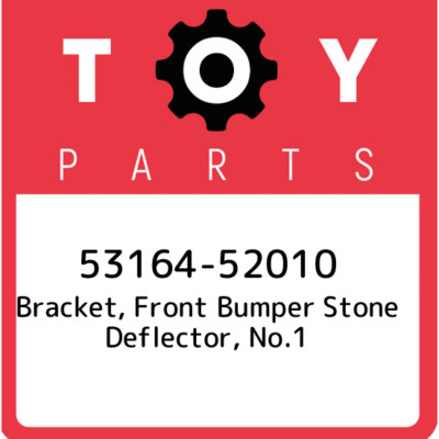 53164-52010 Toyota Bracket, front bumper stone deflector, no.1 ...