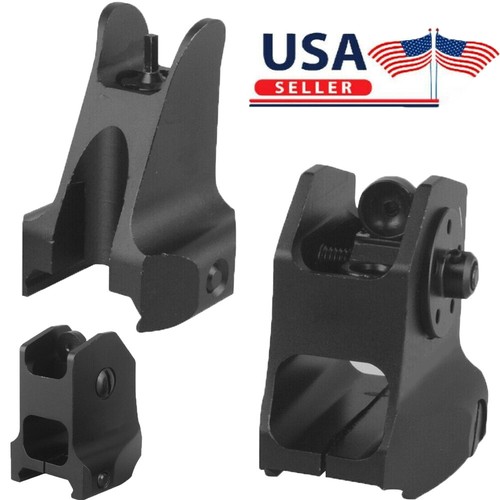 Tactical Iron Sights Set Fixed Front Rear for DD Rapid Backup Hunting 1 ...