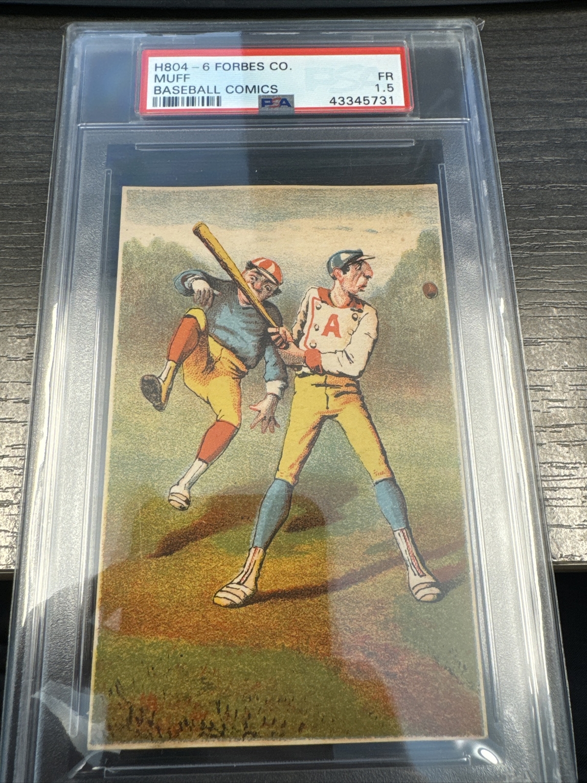 1878 H804-6 Forbes Co. Jeff Baseball Comics PSA 1.5 | eBay