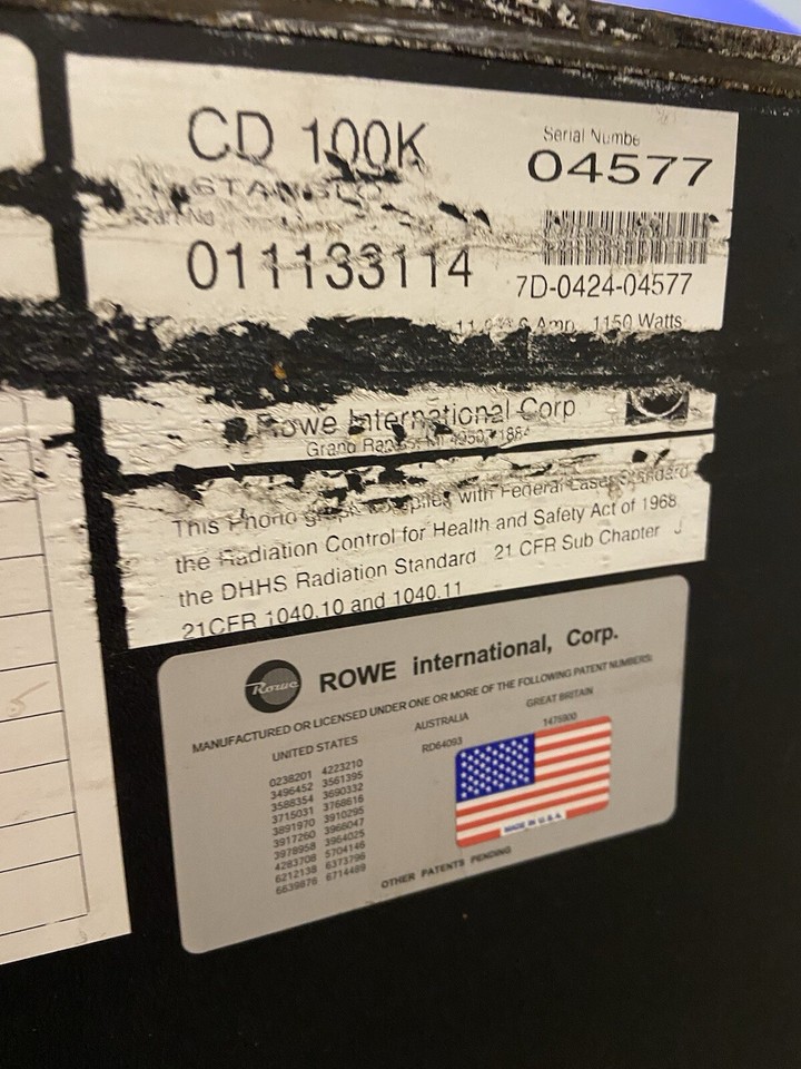 ROWE AMI CD100K 2004JUKEBOX COMPLETE WIRE HARNESS | eBay