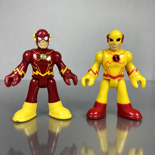 Imaginext DC Super Friends FLASH & PROFESSOR ZOOM figures | eBay