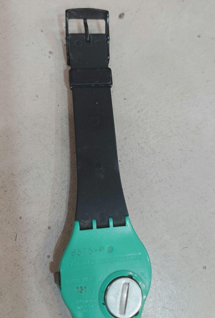 Keith Haring limited watch swatch Green Earth Battery dead Used rare ...