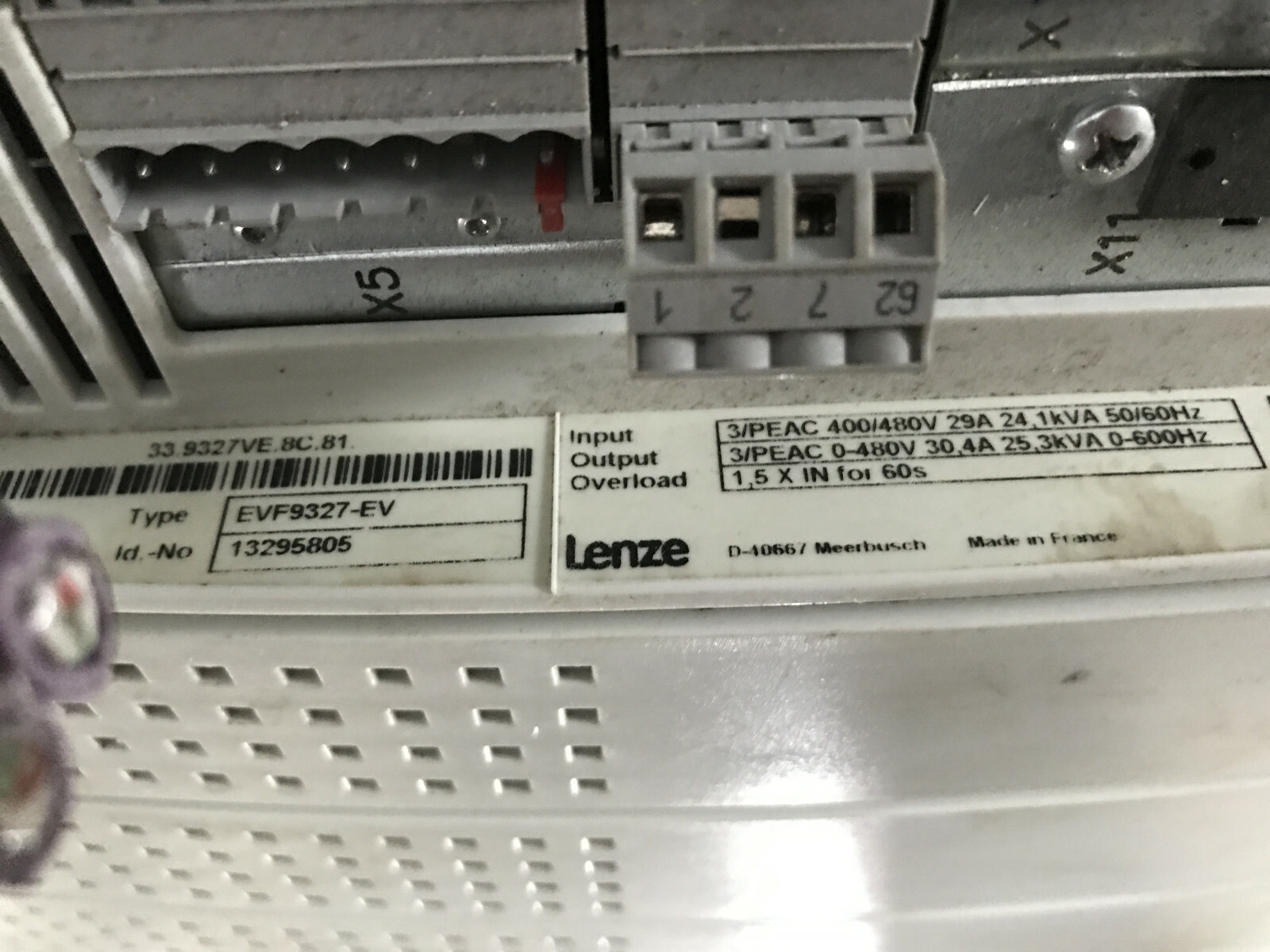 Lenze INVERTER EVF9327-EV refurbished FREE EXPEDITED SHIPPING | eBay