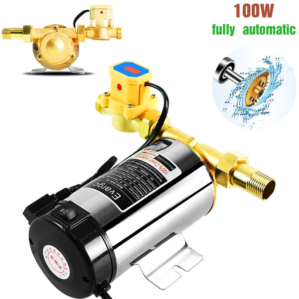100W 110V Household Booster Pump Automatic Boost Water Pressure Pump ...