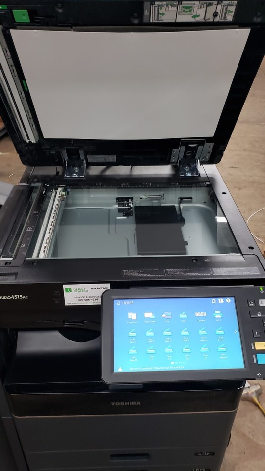 Toshiba E-Studio 4515AC Color Laser Printer w/Finisher Copier Scanner ...