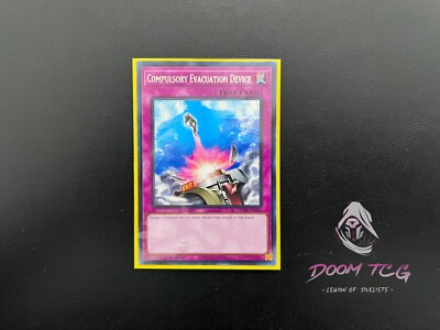 YuGiOh! Compulsory Evacuation Device TAMA-EN044 “Rare” 1st Ed | eBay