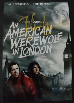 JOHN LANDIS DIRECTOR SIGNED AUTOGRAPH AMERICAN WEREWOLF IN LONDON ART ...