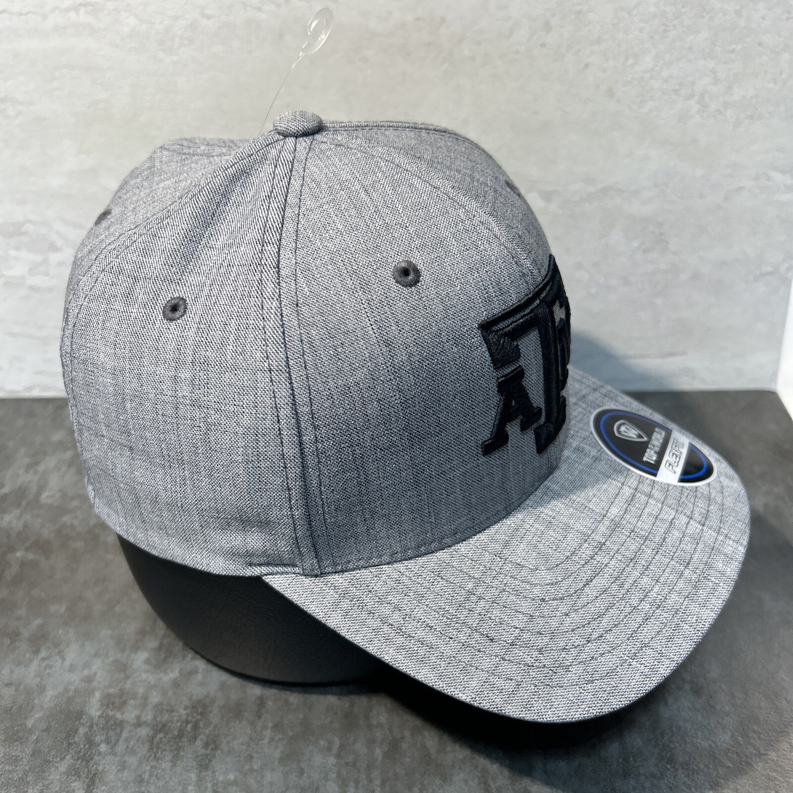Texas Aggies Hat Top of the World Gray / Black Flexfit OSFM Cap NWT H13 ...