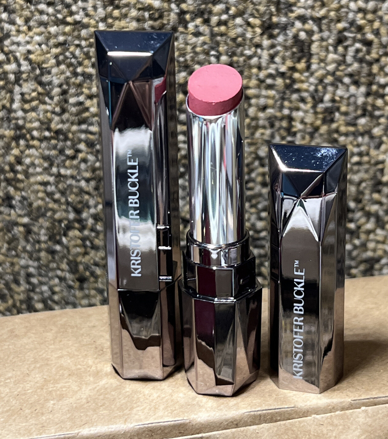 2 Kristofer Buckle Cashmere Slip Longwear Lipstick ~ Renaissance ...