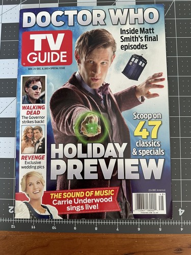 Doctor Who - TV Guide - Nov. 25 - Dec. 8, 2013 - Matt Smith Special ...