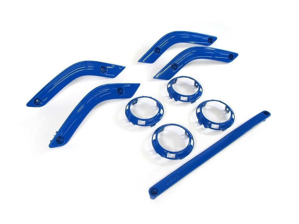 11-16 JEEP WRANGLER UNLIMITED 4 DOOR COSMO BLUE INTERIOR TRIM KIT MOPAR ...