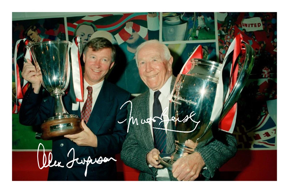 Sir Matt Busby And Sir Alex Ferguson