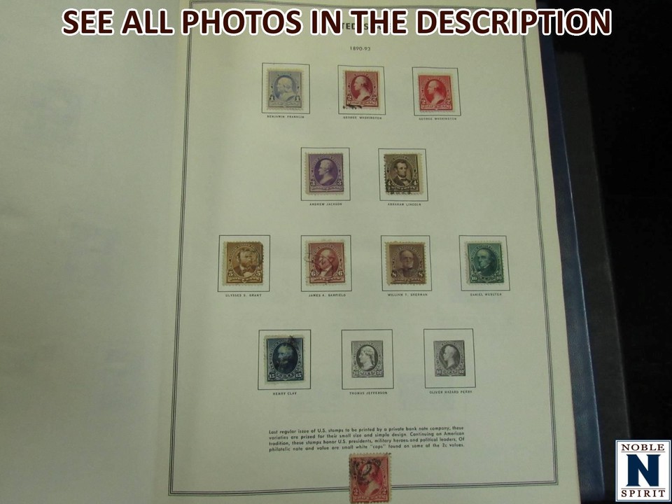 NobleSpirit (JMS) US Liberty Stamp Album w/ Classics & BoB | eBay