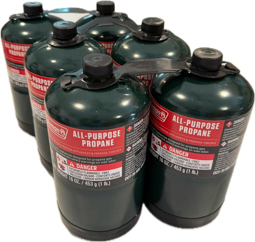 Coleman Propane Replacement Fuel Tanks - 16 Oz (6 Pack) Ready to Use | eBay