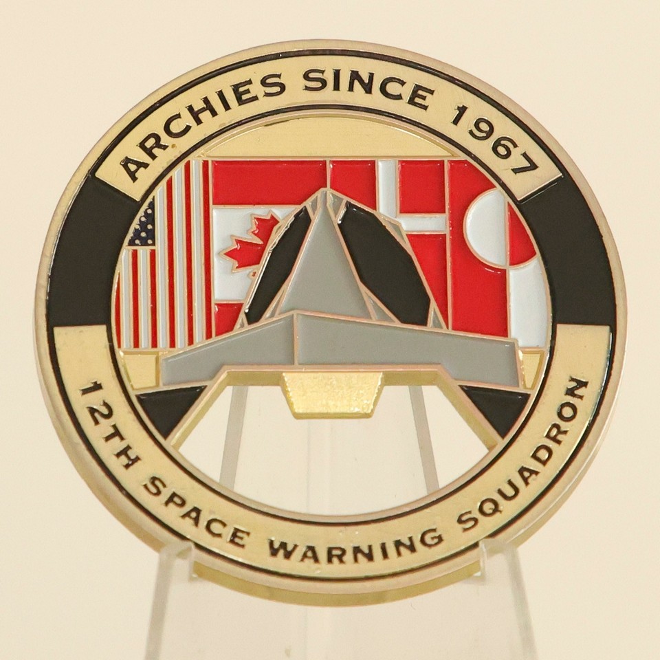 12th Space Warning Squadron Thule Air Base Challenge Coin Bottle Opener ...