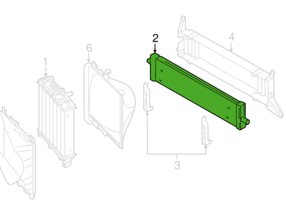 Porsche OEM 11-16 Cayenne 3.0l-v6-auxiliary Radiator 95810621210 for ...