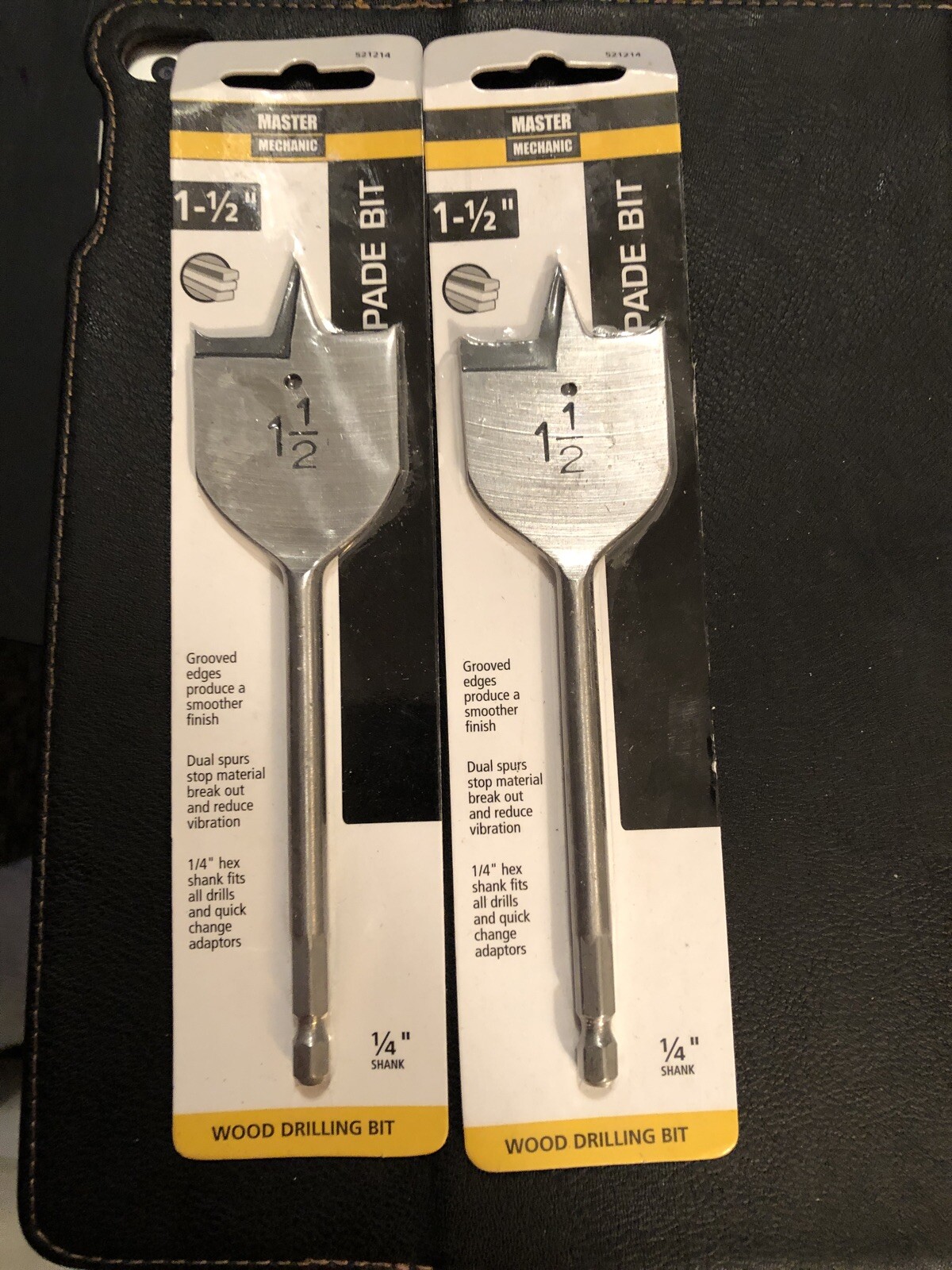 Lot Of 2. Master Mechanic # 521214 Wood Boring Space Bits 1 1/2” - 1/4 ...