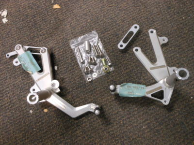 AG Hammer Rear Foot Rest Footrest Set Ducati Monster M400 M600 M750 ...