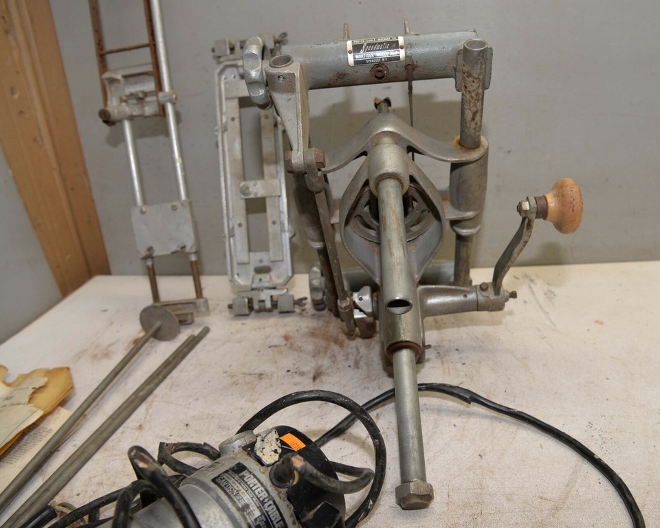 Porter Cable USA lock mortiser & templates 6912 router 6911 base ...