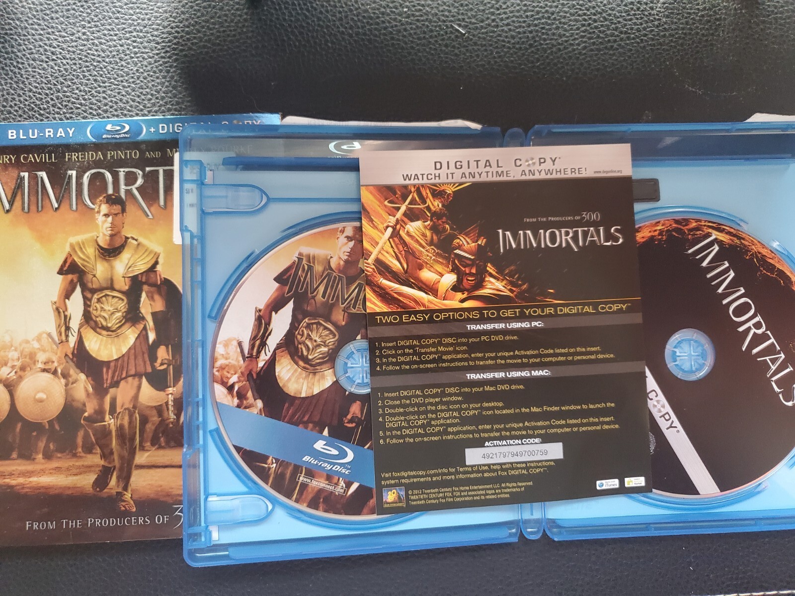 Immortals (Blu-ray Disc, 2012) | eBay