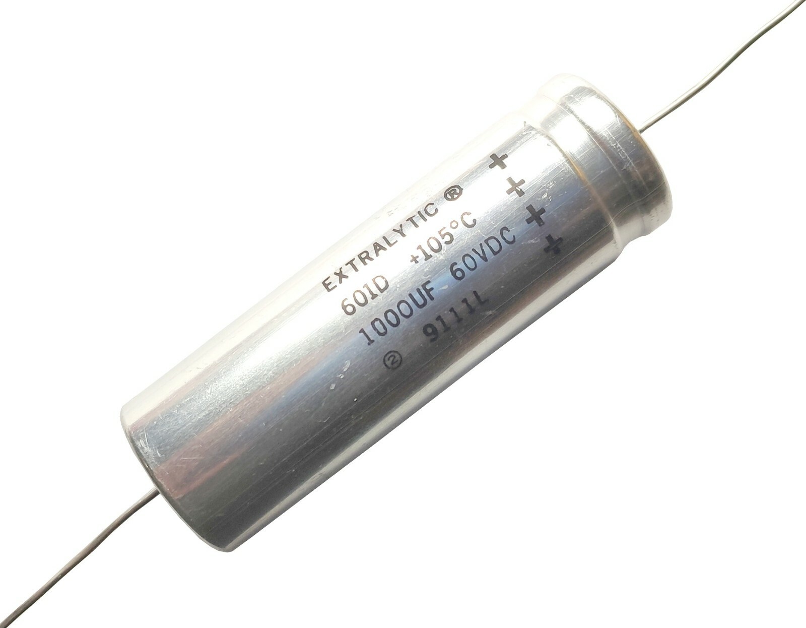 Sprague Axial Electrolytic Capacitor 1000uF 60V 105C Extralytic 22x68mm ...