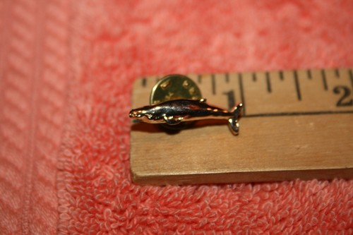Vintage Gold-tone Humpback Whale Tie Tack Pin | eBay