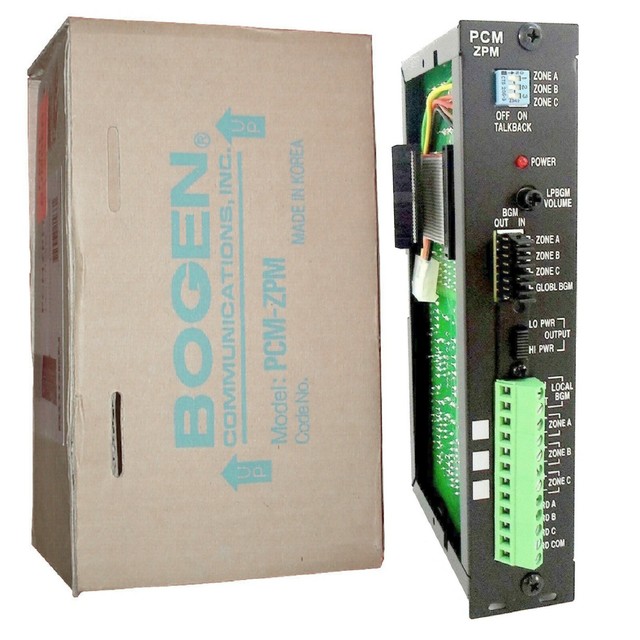 - Bogen PCM-ZPM 11699 3-Zone Module for PCM2000 System for sale online | eBay