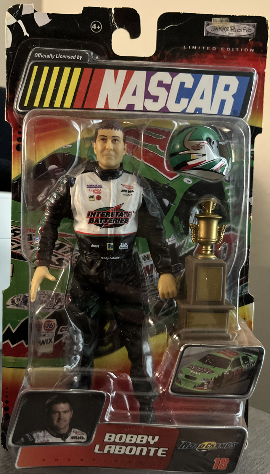 2003 Jakks Pacific Bobby Labonte NASCAR Figure Limited Edition for sale ...