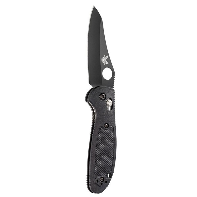 Benchmade 555BKHG Mini Griptilian Sheepsfoot Knife Plain Coated Black ...
