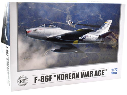 Premium Hobbies F-86F "Korean War Ace" 1:72 Plastic Model Airplane Kit ...