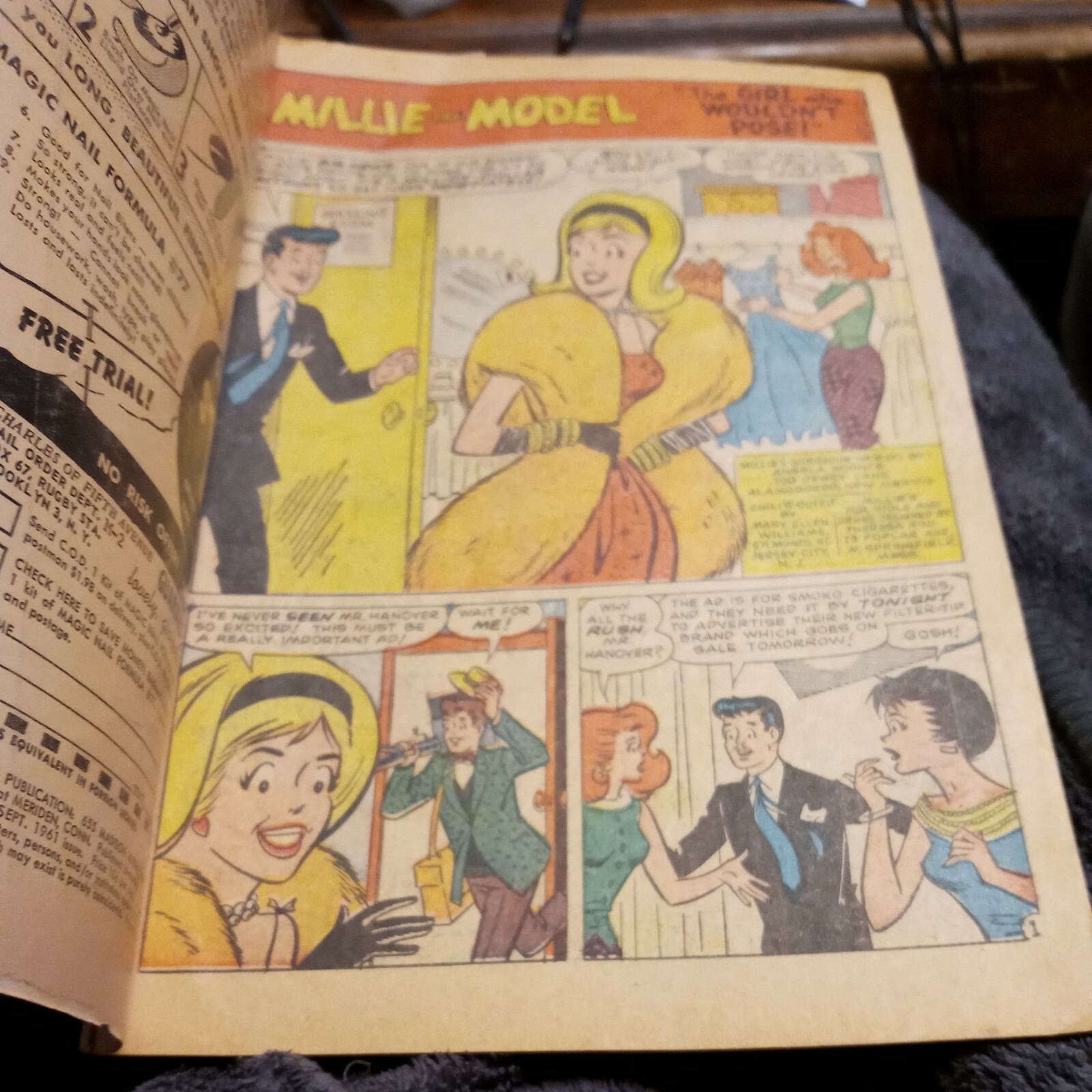 Millie The Model #104 marvel comics 1961 Stan Lee Stan Goldberg art ...