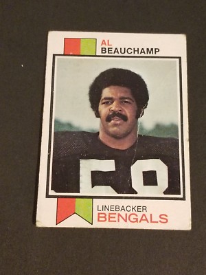 1973 TOPPS FOOTBALL CARD #337 AL BEAUCHAMP CINCINNATI BENGALS GOOD ...